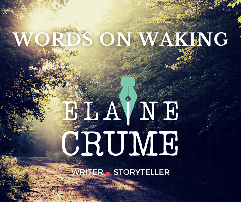 Words on Waking - A blog by historical fiction author Elaine Crume